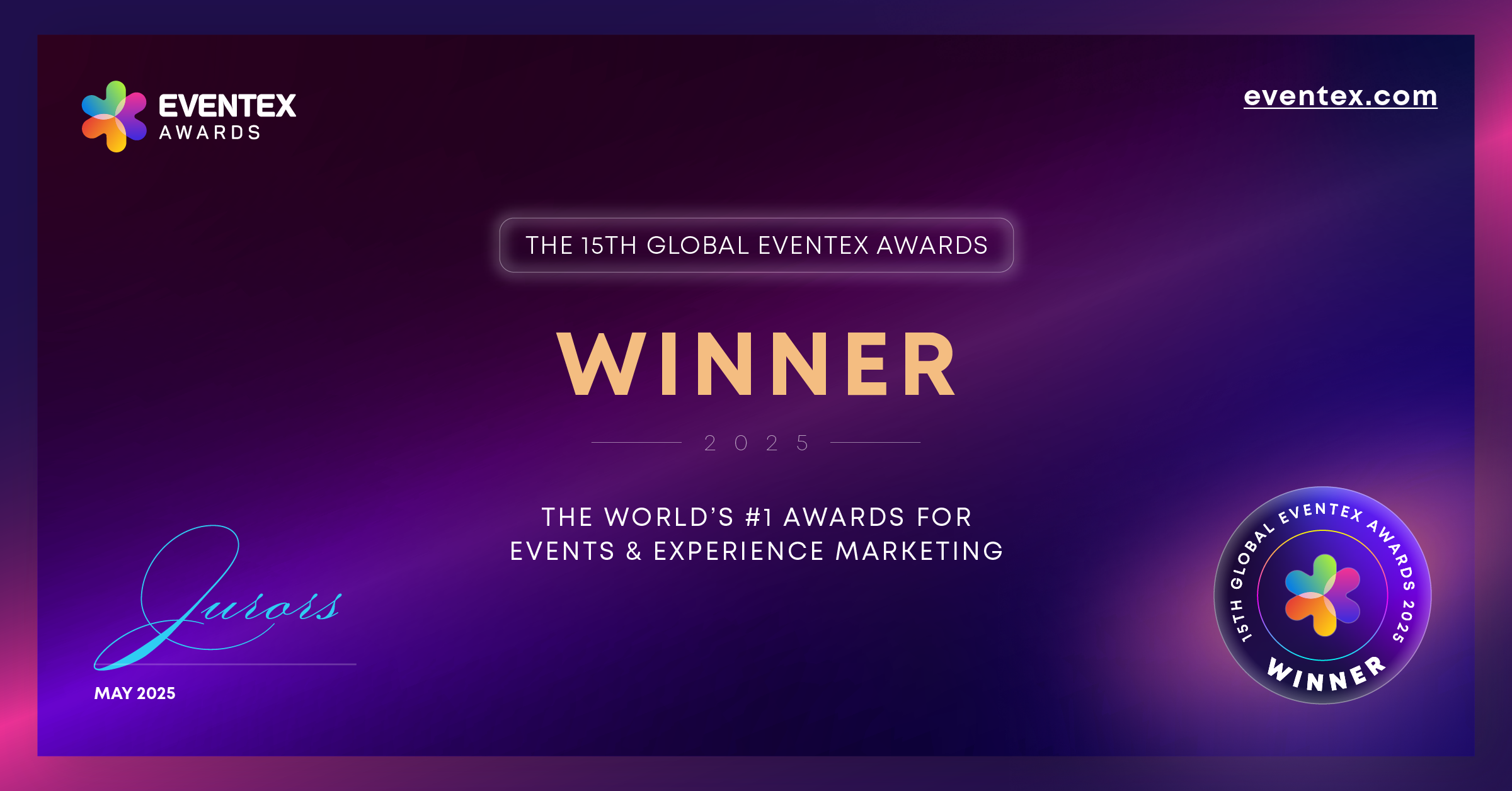 MUT gana el Oro en los Eventex Awards 2025 - eventoplus.com