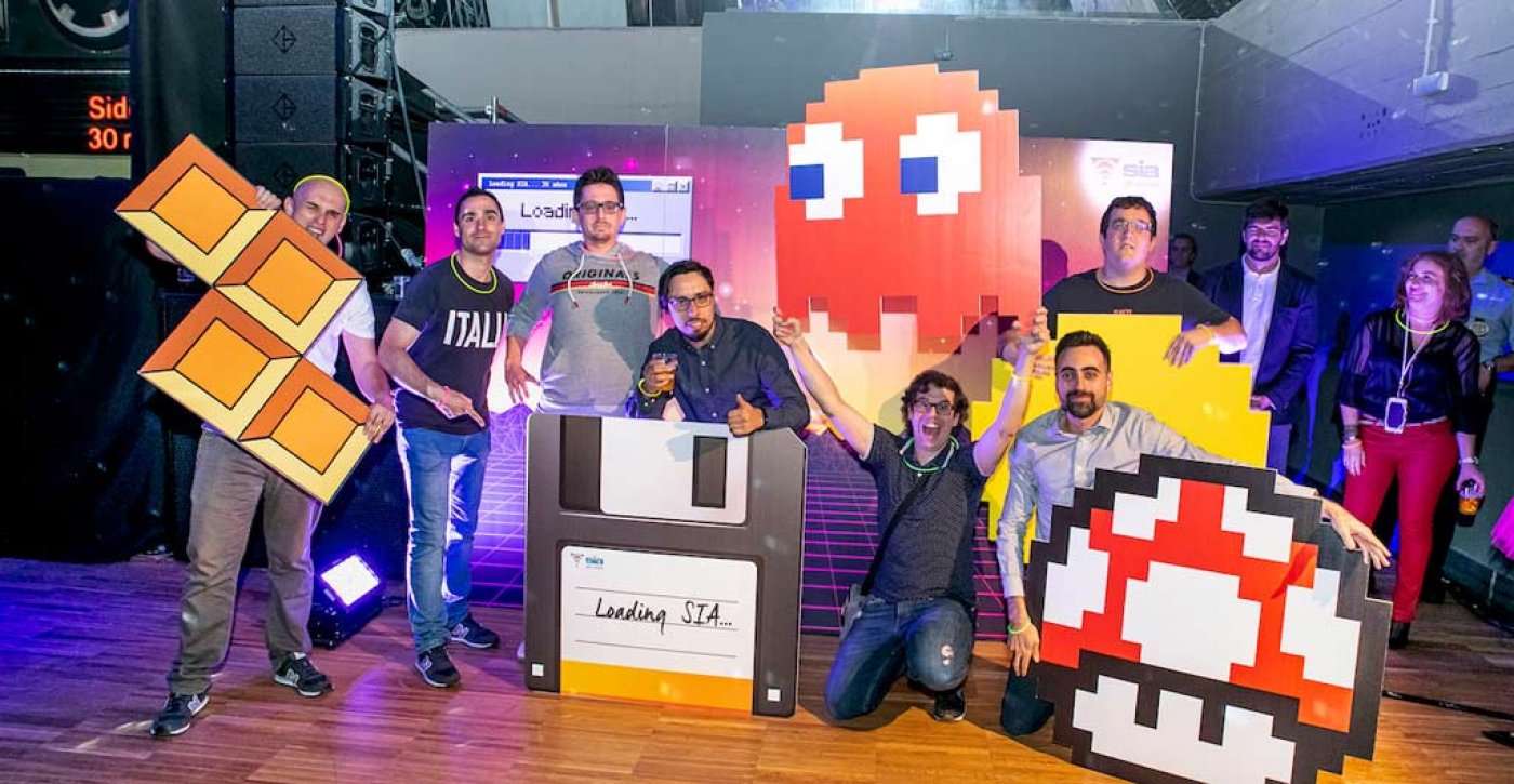 Back to the 80’s para el aniversario del grupo SIA - eventoplus.com