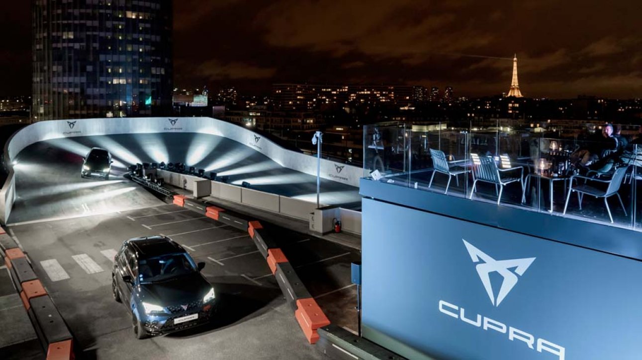 CUPRA sets up with Double 2 a wow! event on the roofs of Paris ...